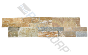 POOL360 | 6" x 24" Ledger Stone Panel Rust Quartz