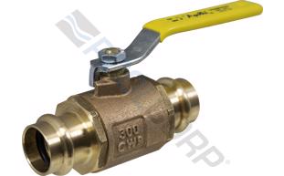 POOL360 | 1 1/2" Bronze FPT Ball Valve with SS Latch/Lever