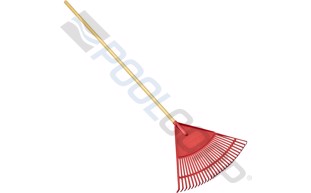 horizon | 30 Tine Poly Leaf Rake with 30" Head and 48" Wood Handle