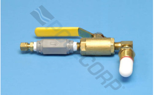POOL360 | Carbon Dioxide Diffuser with Check Valve, 1/4" Tube Connection