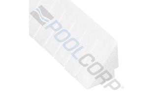 POOL360 | 4.5" x 53.5" x 4" EPS Pool Cove with Flexing Grooves and Double Sided Tape