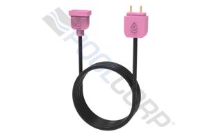 POOL360 | 10' Mineral Cell Extension Cable with Pink Plugs