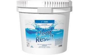 POOL360 | 25 lb Clear Result 3" Tri-Chlor Tabs Pail