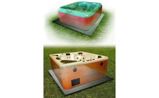 POOL360 | 32" x 48" x 3" Gray Handi-Spa Pad 24 per Case