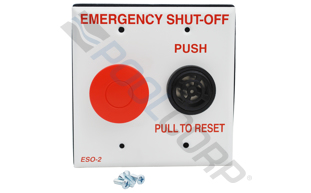 POOL360 | Double Gang Plate Shut-Off Switch with Alarm For ComPool Pool ...