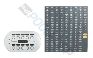POOL360 | White Remote Control For Spacommand Spa-Side Remote