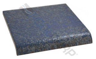 POOL360 | 6" x 6" Radius Bullnose Trim Tile Blue