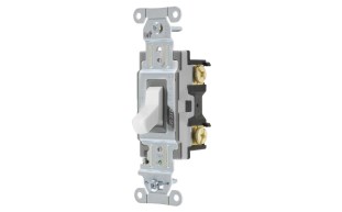 POOL360 | Commercial Toggle Switch 20 Amp Single Pole White