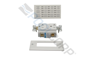 POOL360 | White Tamper Resistant GFCI Receptacle 20 A