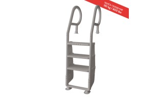 POOL360 | 24" Superior Resin Ladder with Barriers and Step