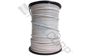 POOL360 | #8 White Stranded Wire 500' Roll