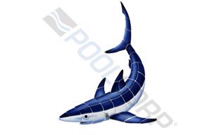 POOL360 | 33" x 26" Shark Mosaic Pool Tile