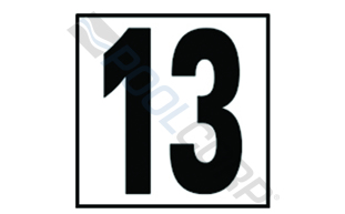 POOL360 | 5" Smooth 13 Depth Marker