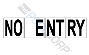 POOL360 | 5" Smooth 4 Tiles NO DIVING Depth Marker