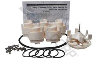 POOL360 | 5-Port Water Valve Rebuild Kit for Polaris Vac-Sweep 360 Pool ...