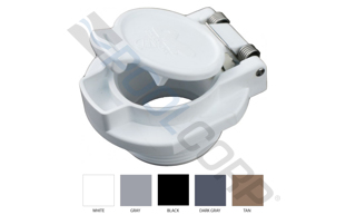 POOL360 | 1.5" MPT Dark Gray Vac Lock Cover