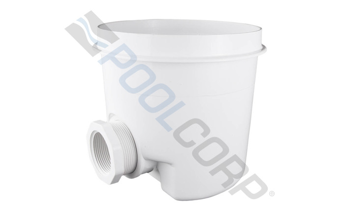 POOL360 | 2" FIP White Main Drain Sump Side Port
