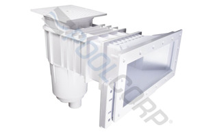 POOL360 | 2" Socket x 2.5" Spigot White Wide Mouth Vinyl Liner Skimmer ...