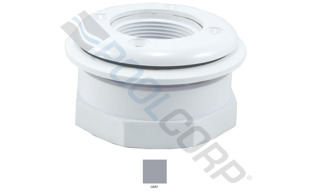 POOL360 | Gray Vinyl Inlet/Outlet Wall Return Fitting