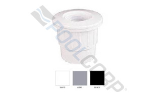 POOL360 | 2" Socket x 2" Spigot White Fiberglass Wall Fitting and 3/4" Eyeball
