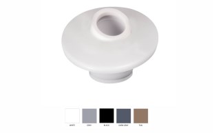 POOL360 | 1" Gray Self-Aligning Aussie Insider Fitting