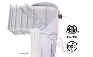 POOL360 | 2" Spigot x 2.5" Spigot White Pool Defender® Regular Mouth ...