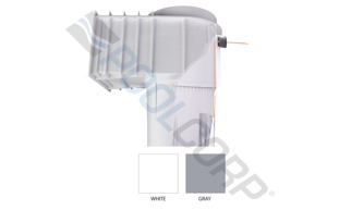 POOL360 | Gray Pool Defender In Ground Wide Mouth Vinyl Water Bond Skimmer