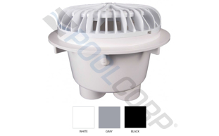 POOL360 | Nova™ Gray Gunite 2-Port Main Drain