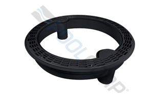 POOL360 | 20" Black Round Unblockable Complete Ring Drain with Sump