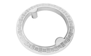 POOL360 | 20" Gray Round Unblockable Complete Ring Drain with Sump