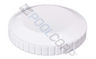POOL360 | 1.5" MPT White Solid Flange Cap Pool Plug for Eyeball Fittings