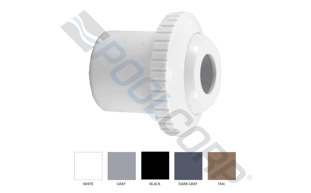 POOL360 | 1.5" Dark Gray Insert Inlet