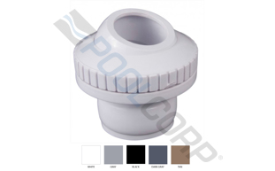 POOL360 | 1.5" MPT Tan Threaded Directional Flow Outlet