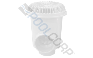 POOL360 | 3" Nova White Main Drain without Lid for Gunite Pools