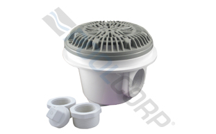 POOL360 | Gray Vinyl Main Drain with Galaxy Cover