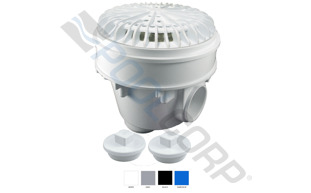 POOL360 | 2" Dark Blue Nova™ Main Drain with Extension Collar