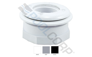 POOL360 | Gray Vinyl Inlet/Outlet Wall Return Fitting