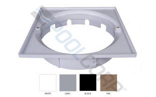 POOL360 | Square Lid and Collar Assy, Tan