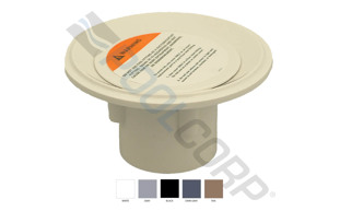 POOL360 | Floor Inlet Fitting Cover wth Screw(Wht)