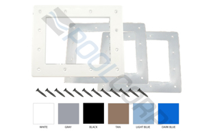 POOL360 | Skimmer Faceplate Kit; Gray