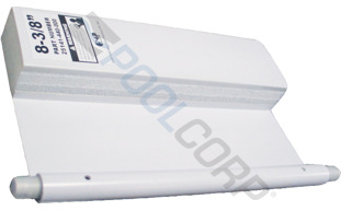 POOL360 | 8-1/8" White Spring-Lock Weir Door For Skimmer