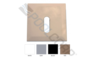 POOL360 | 3.5" Tan Square Deck Jet Cover