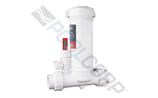 POOL360 | PowerClean® Tab Ultra VS In-Line Chlorinator with White Lid