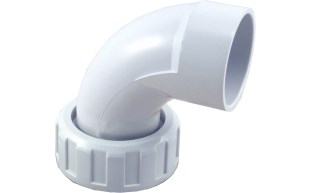 POOL360 | 2" Slip x 2" FIP Thread White 90 Degree Sweep Union with T ...