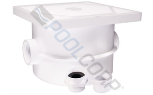 POOL360 | Deck Mount Pool Electrical Junction Box White