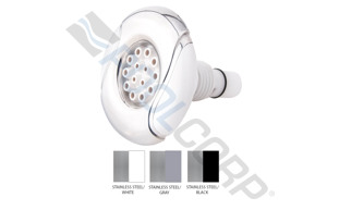 POOL360 | 2" Stainless Steel/White Spa Master™ Massage Jet Internal