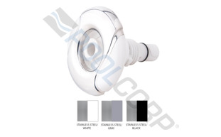 POOL360 | 2" Gray SS Spa Master™ Gunite Jet Directional Internal