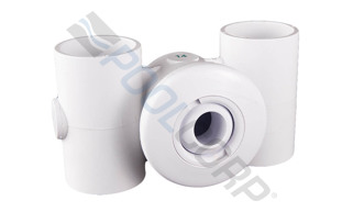 POOL360 | White Spa Master™ Gunite Jet Assembly and Extended Wall Fitting