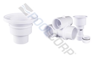 POOL360 | 2″ Spa Master™ Gunite Jet Body with Threaded Ring and Niche