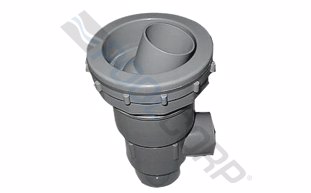 POOL360 | 1.5" Spigot (Water) x 1" Socket (Air) Gray Whirlpool Swim Jet